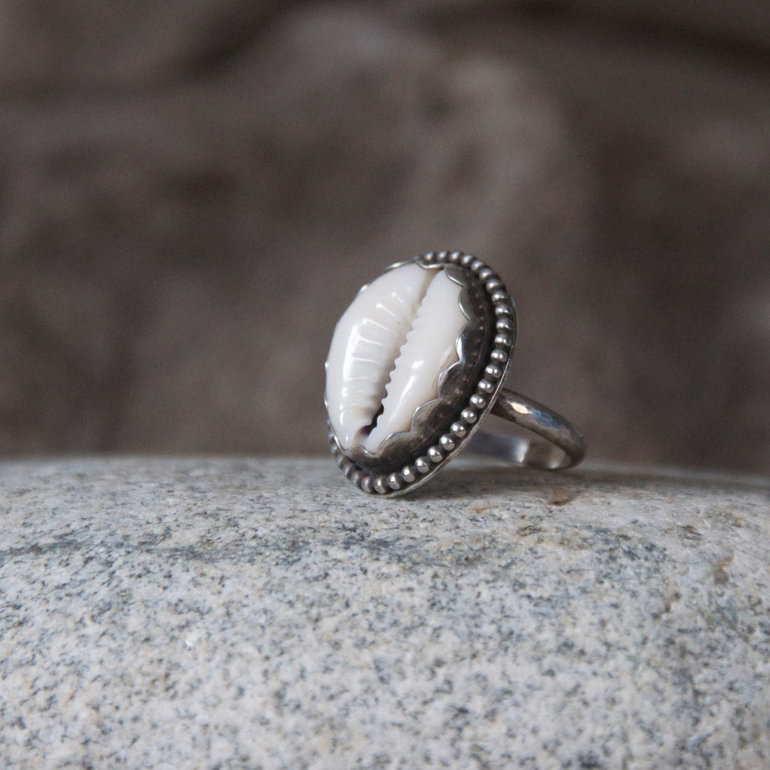 La Playa Cowry Shell Ring - Special J Creations